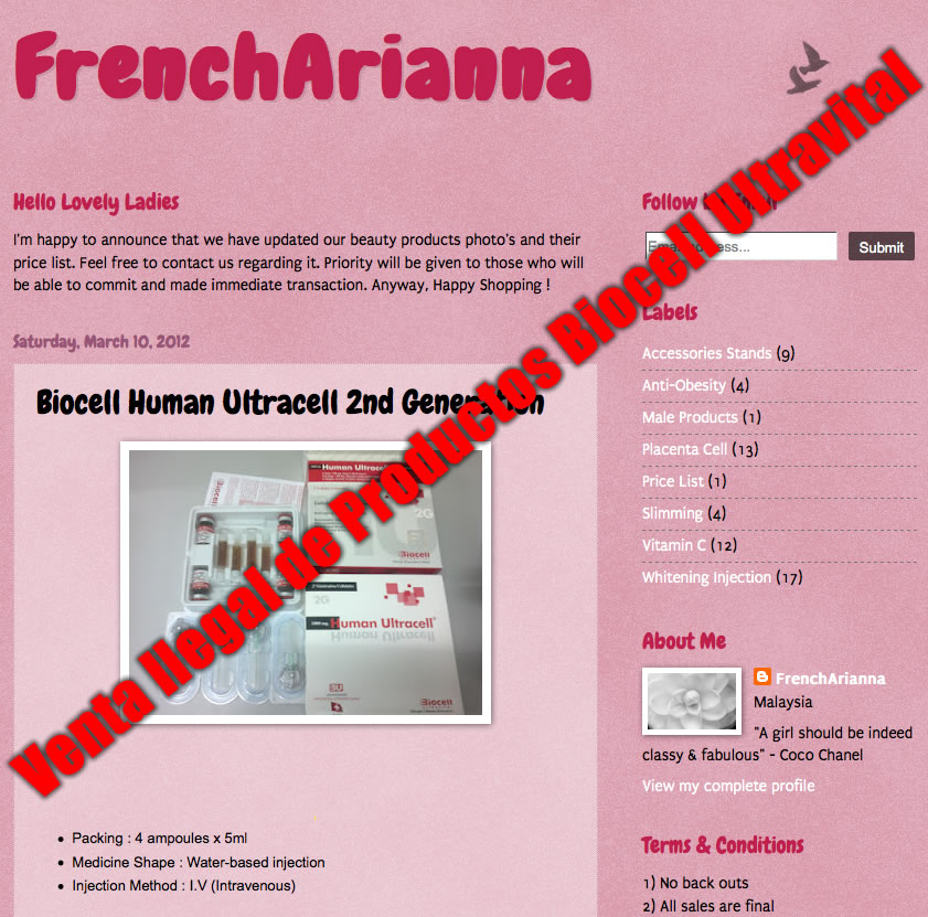 Fake Biocell Ultravital Products - Biocell Ultravital Hydrocell & AHA2 ...