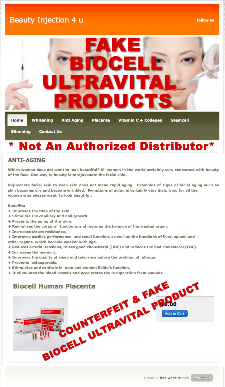 Fake Biocell Ultravital Products - Biocell Ultravital Hydrocell & AHA2 ...